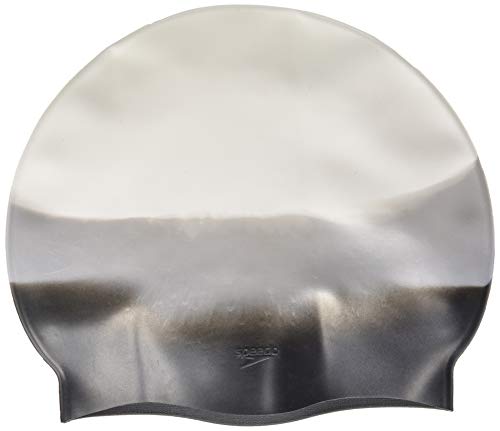 Speedo Unisex-Adult Swim Cap Silicone Composite Speedo Black, One Size