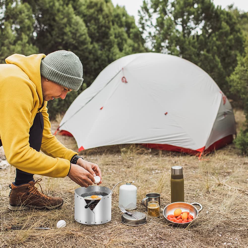Windscreen Camping Stove Folding Stove Windscreen Wind Shield Windshield Butane Burner Windshield Stove Windscreen stove windscreen ultralight