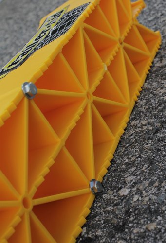 Trailer Aid Camco Tandem Tire Changing Ramp with 4.5-Inch Lift, Yellow (21000)