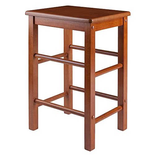 Winsome Wood Stella Snack Table, 33.07x33.07x30.16, Teak