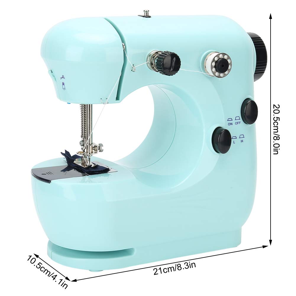 Table Sewing Machine Electric Household Mini Sewing Machine Compact Sewing Machine Portable Sewing Machine Miniature Sewing Machine (US Plug)