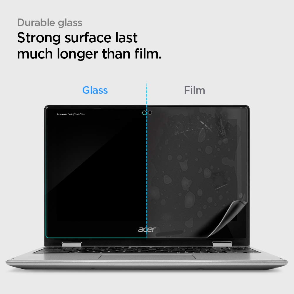 Spigen Acer Chromebook R 11 Convertible Screen Protector 11.6 inch Tempered Glass for Acer Chromebook R 11 Convertible CB5-132T-C1LK 11.6 inch