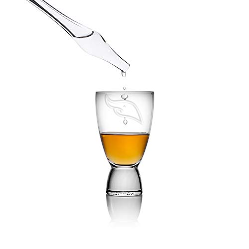 Whiskey Tasting Set with Water Dropper, Pot Still Top & Mini Whisky Glass - Set Includes Glass Whisky Water Pipette for Scotch, Whiskey, Bourbon and Rye - Whiskey Gift by Angels' Share Glass