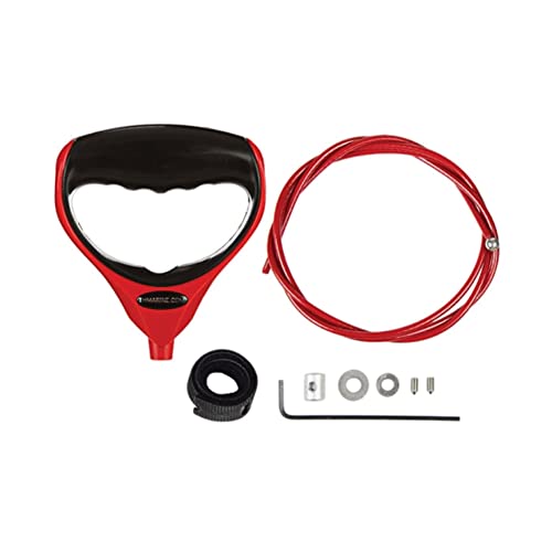 T-H Marine GFH-1R-DP G-Force Handle Patented Trolling Motor Replacement Lift and Release Cord, Red, Small