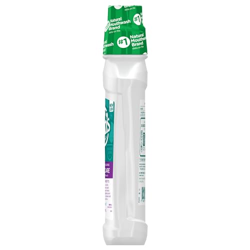 Tom's Of Maine Whole Care Natural Fluoride Mouthwash, Fresh Mint, 16 Oz (Pack of 3) (Packaging May Vary)