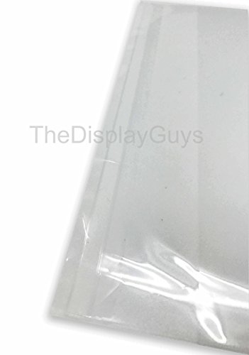 The Display Guys, 25 Pcs 10 7/16“x 15 1/4” Clear Self Adhesive Plastic Bags for 10x15 inches Picture, Poster, Photo Framing Mats