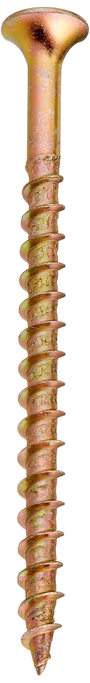 The Hillman Group 47674 8-Inch x 2-1/2-Inch All Purpose Wood Screw with Phillips Drive, 1-Pound, Yellow