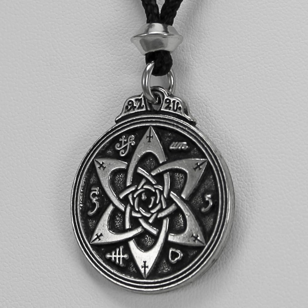 Talisman for Poets, Writers and Actors Amulet Pentacle Necklace