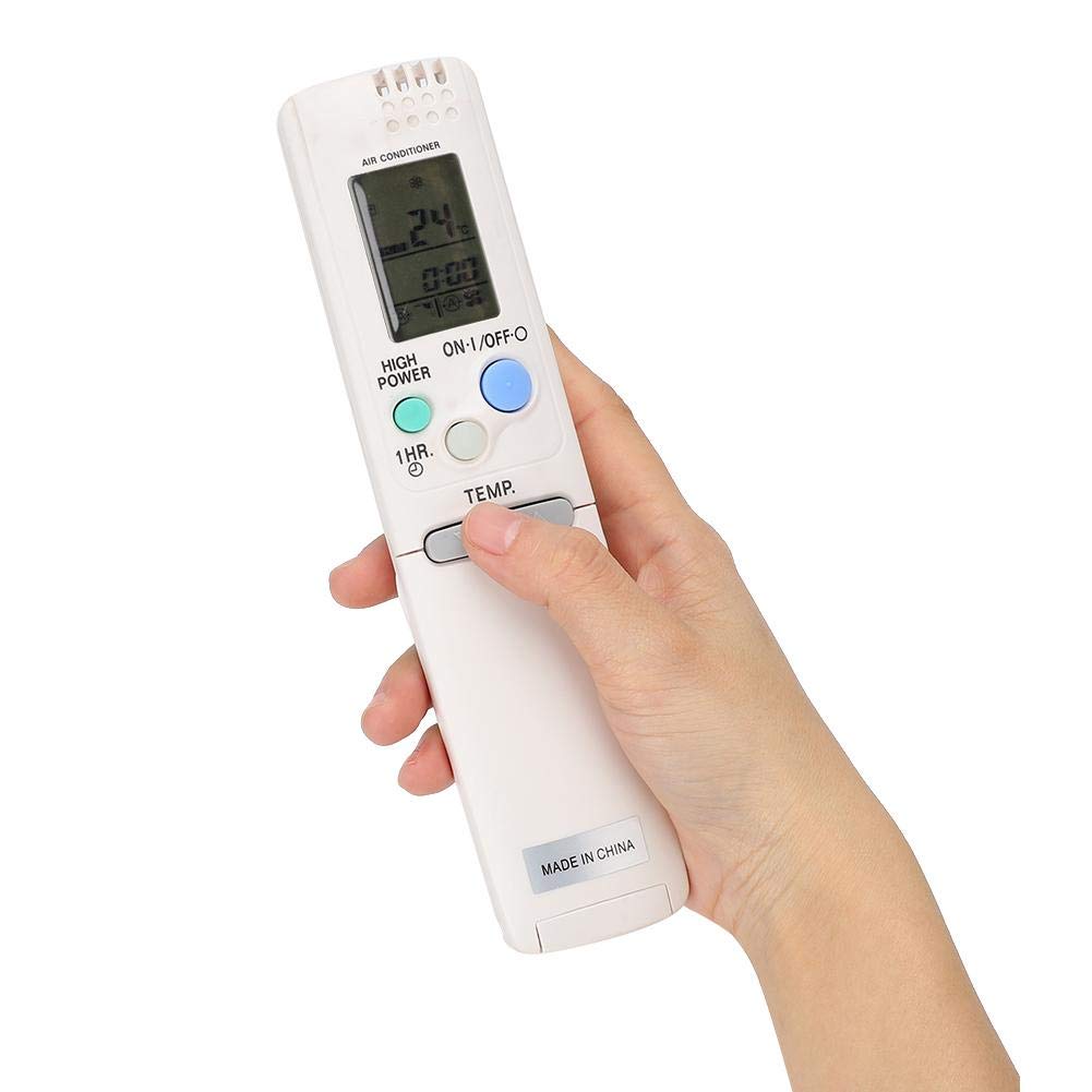 Universal White Air Conditioner Remote Control,ABS Durable Air Conditioner Controller,Replacement Remote Control Accessory,for RCS-4MVPS4EX (Without Battery)