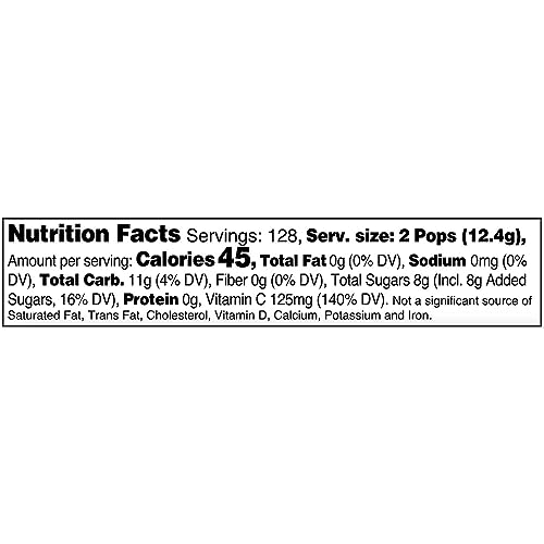 YumEarth Organic Vitamin C Pops Variety Pack, 250 Fruit Flavored Favorites Lollipops, Allergy Friendly, Gluten Free, Non-GMO, Vegan, No Artificial Flavors or Dyes