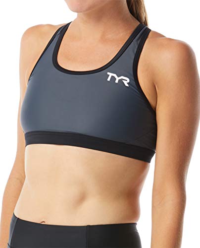 TYR BCORF6A33XL CompetitorRacerback Tribra Grey/Black XL
