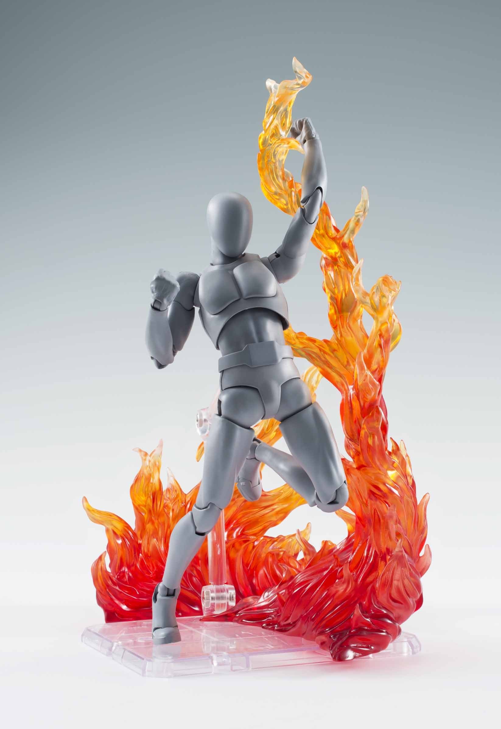 TAMASHII NATIONS Bandai Tamashii Effect Burning Flame Action Figure, Red