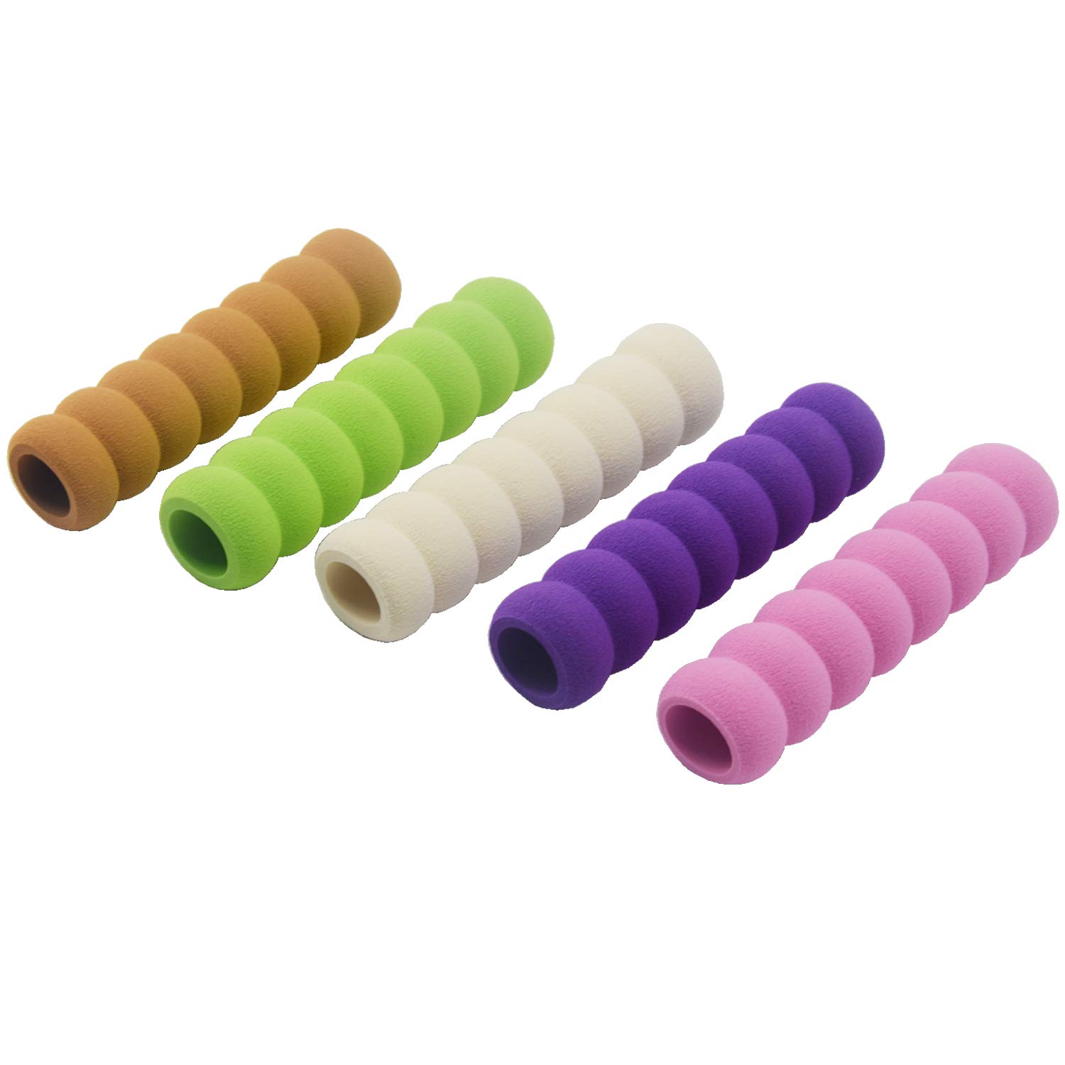 Yosawa 5 Pieces Kids Safety Door Handle Spiral-Type Children Anti-Collision Door Handle Cover (MT)