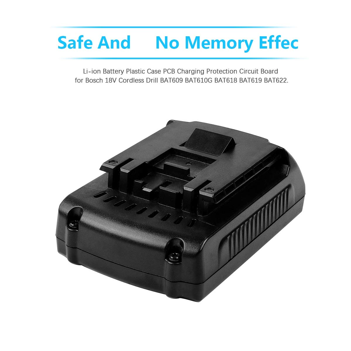 TURPOW Replacement for Bosch 18V Battery Lithium ion 2.5Ah BAT612 BAT609 BAT622 BAT620 BAT609G BAT618 BAT618G BAT619 BAT619G BAT610G 2 Packs