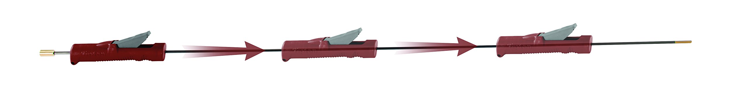 Tipton Max Force Cleaning Rod .22-.45 Caliber with 40 Inch Rod Length and Sliding Handle for Firearm Cleaning and Maintenance