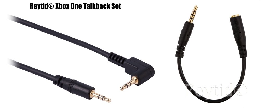 Xbox One Chat Kit for Turtle Beach Gaming Headsets - Talkback Cable & Controller Adapter Cable