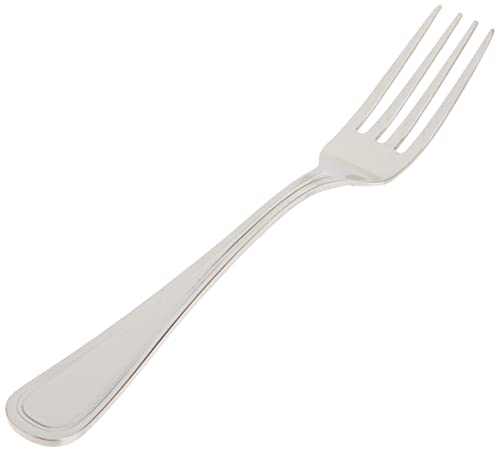 Winco Continental Table Fork Set, European, Heavyweight Stainless Steel, 18/0, 12-Piece