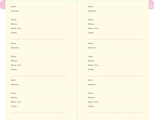 Tree of Hearts Address Book