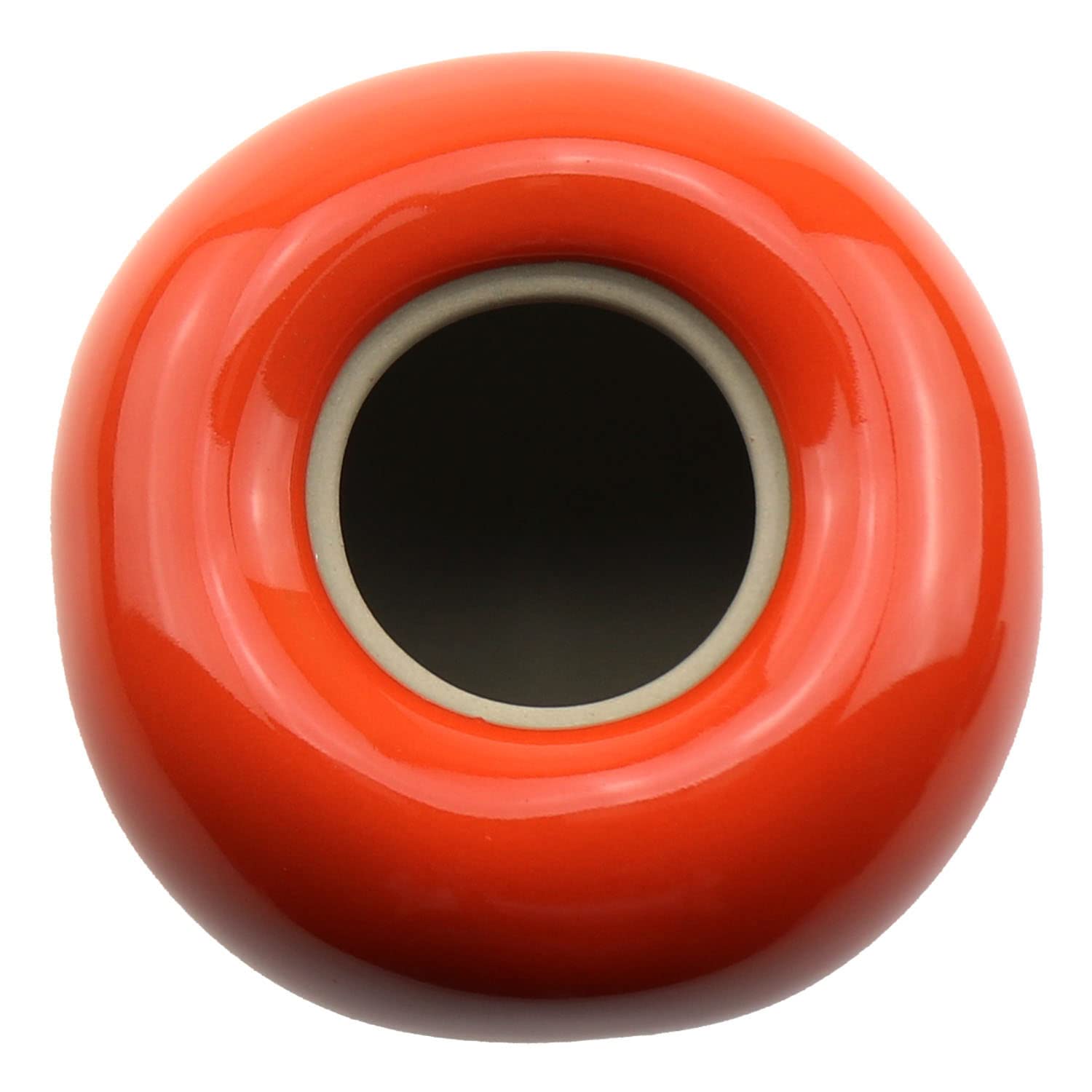 ZZHXSM 2pcs Persimmon Canister Tea Can Storage Tank with Lid Ceramic Spice Storage Tank Pottery Jar Seasoning Container