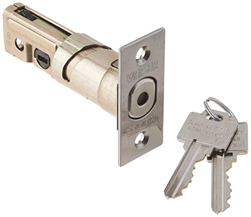 Weiser Ged1460x15 Satin Nickel Keypad Lock with SmartKey Re-Key Technology