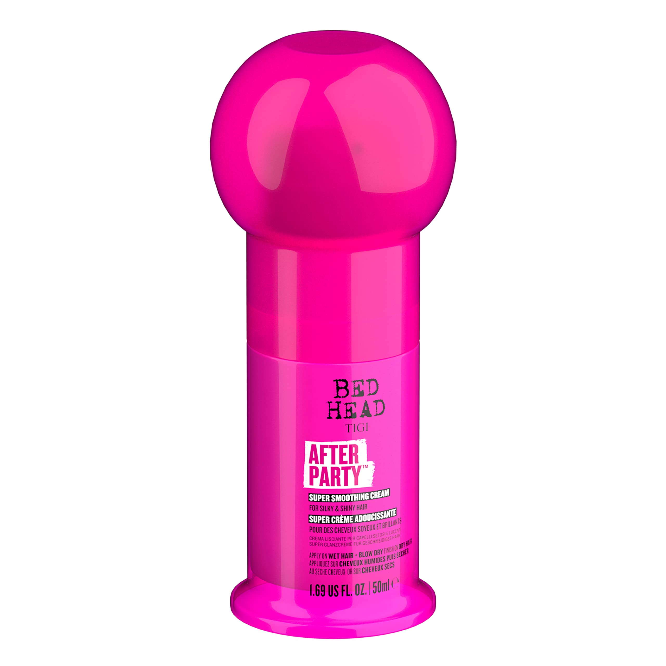 TIGI Bed Head After Party Smoothing Cream for Shiny Hair Travel Size 1.69 fl oz (Pack of 2)