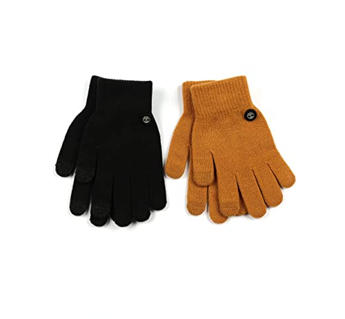 Timberland Men's 2 Pack Magic Gloves with Touchscreen Technology, Wheat, One Size