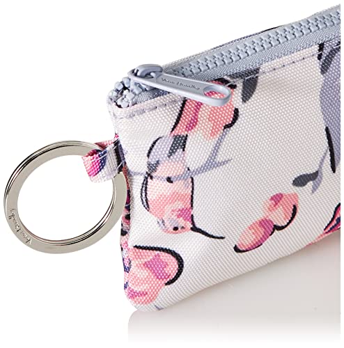 Vera Bradley Women's Recycled Lighten Up Reactive Zip ID Case Wallet, Hummingbird Blooms, One Size
