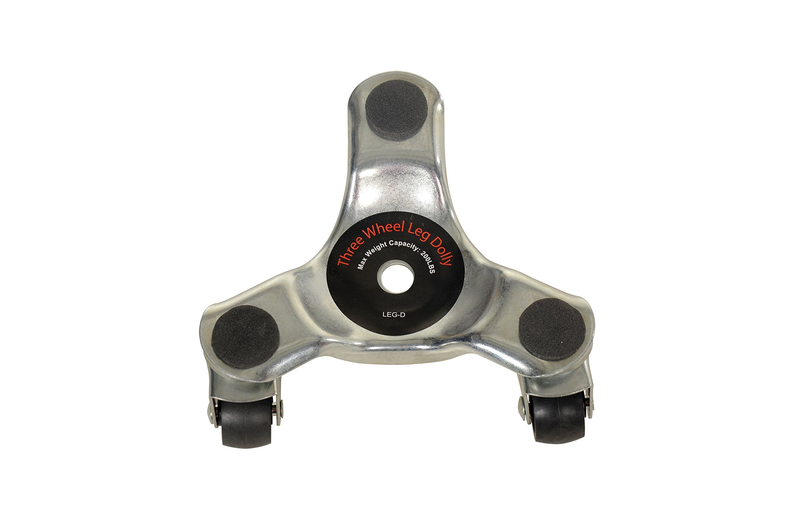 Vestil LEG-D Specialty Leg Dolly, 200 lbs Capacity, 5-3/4" Length x 6-3/8" Width
