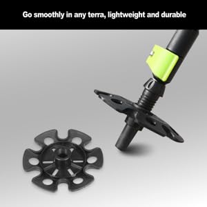 VGEBY Hiking Pole Basket, Ski Pole Snowflake Disk Basket Hiking Stick Accessory for Outdoor Walking Trekking Climbing Trekking Pole Snow Basket Hiking Pole Basket Ski Pole Baskets Replacement