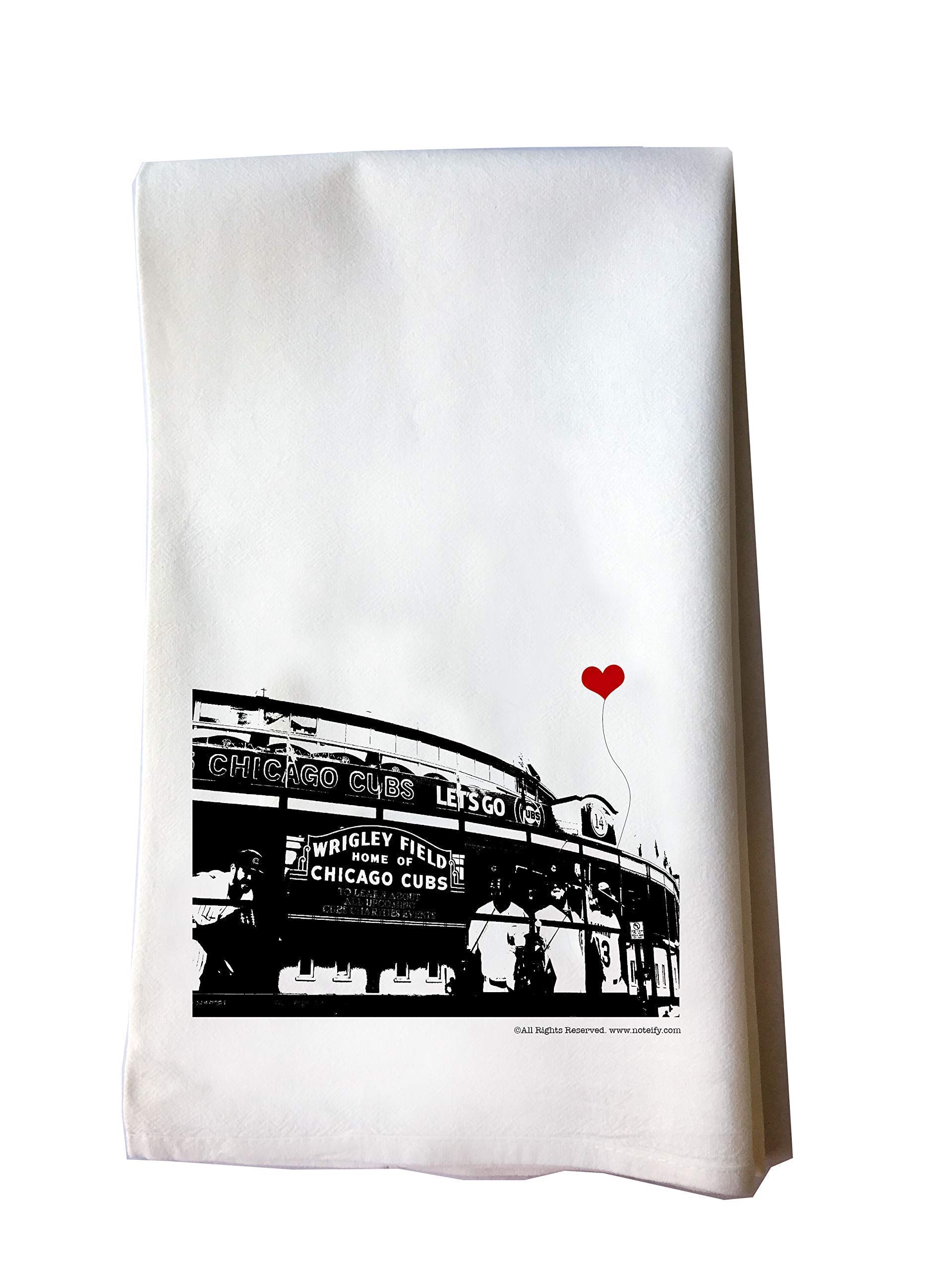 Wrigley Field Chicago Ballpark Floursack Tea Towel