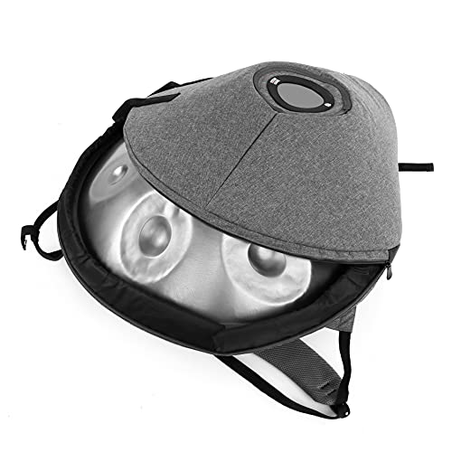 X8 Drums Pro Handpan D Kurd Stainless Steel w/Bag, D3/A3, Bb3, C4, D4, E4, F4, G4, A4, 23 inches, Silver (X8HPDK)