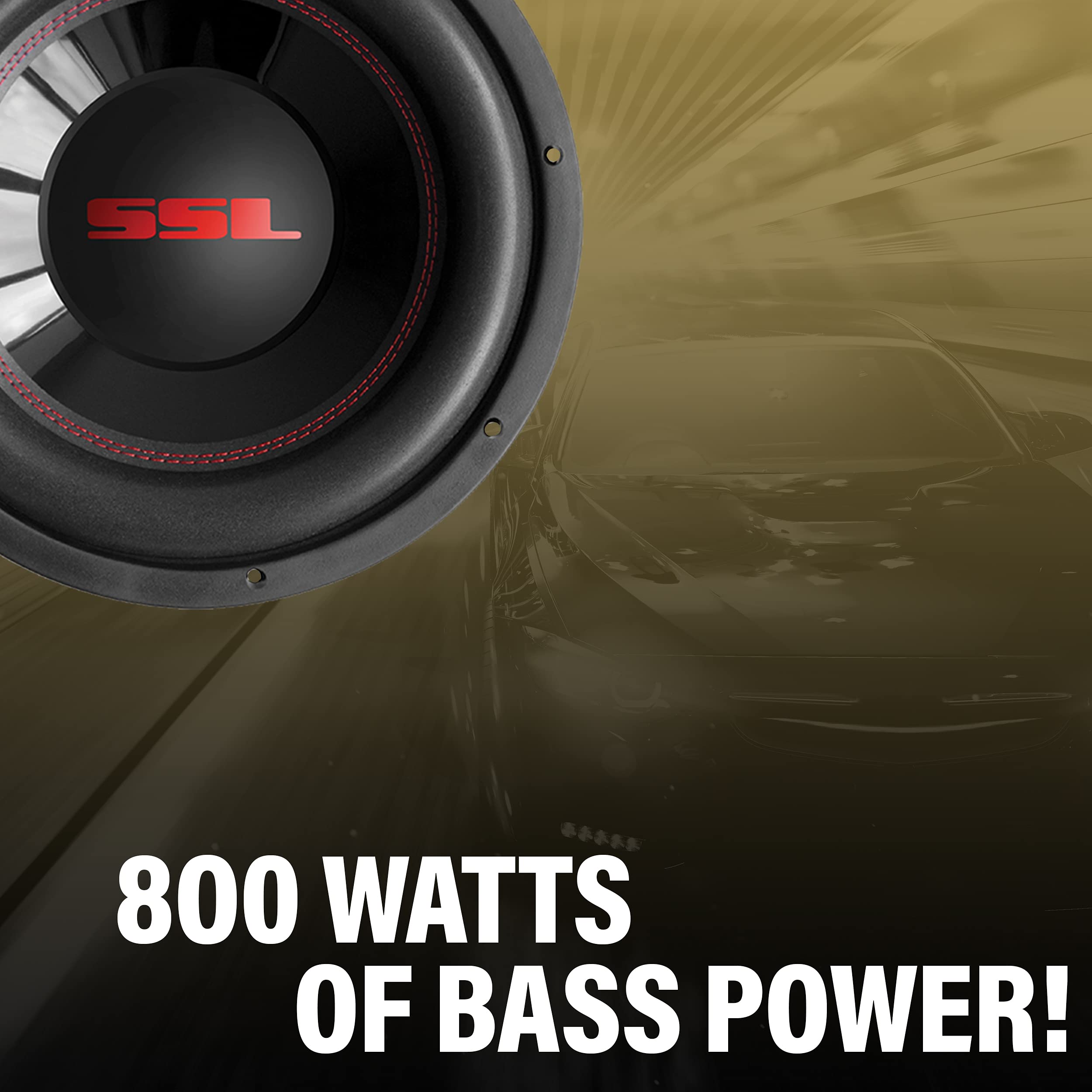 Sound Storm Laboratories CG8D 8 Inch Car Subwoofer - 800 Watts Maximum Power, Dual 4 Ohm Voice Coil, Sold Individually