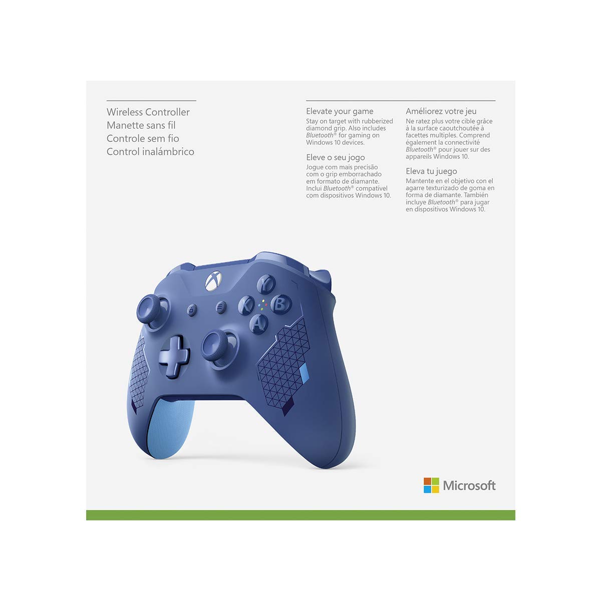 Xbox Wireless Controller – Sport Blue Special Edition (Renewed)