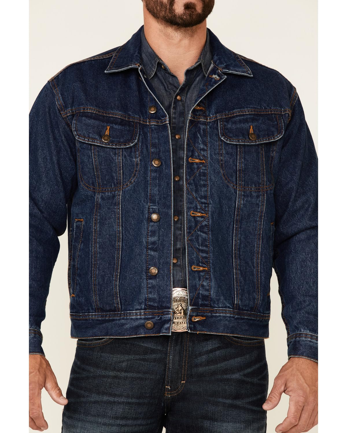 Wrangler Men's Big & Tall Unlined Denim Jacket,Antique Indigo,3XL