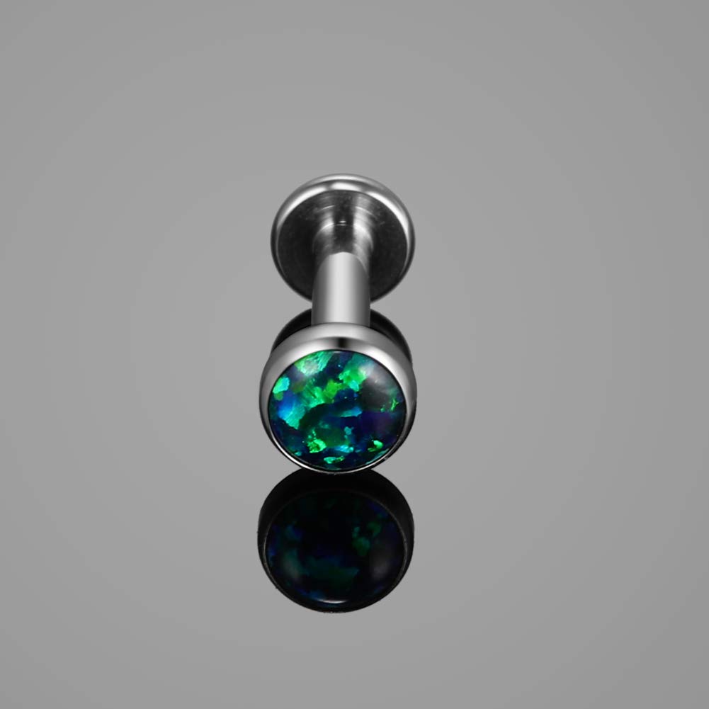 Xpircn G23 Titanium 14G 8mm Labret Monroe Lip Ring Helix Earring Studs Women Men Piercing Jewelry
