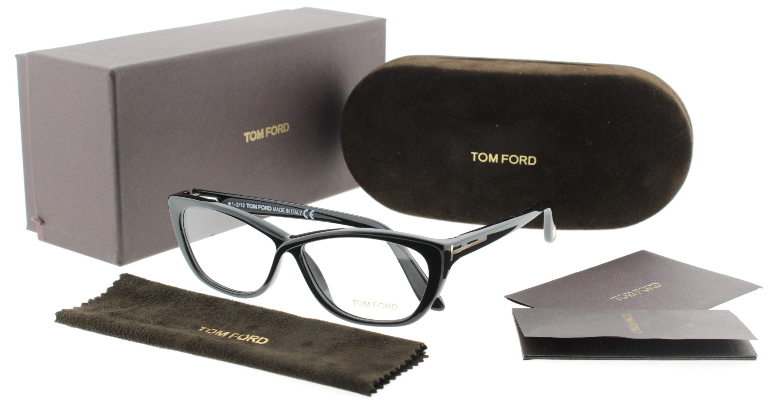 Tom Ford Eyeglasses TF 5227 BLACK 001 TF5227