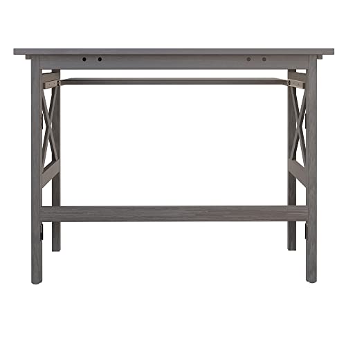 Winsome Wood Xander Computer Desk, Oyster Gray
