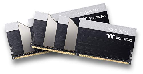 Thermaltake TOUGHRAM Black DDR4 3200MHz C16 16GB (8GB x 2) Memory Intel XMP 2.0 Ready with Real-Time Performance Monitoring Software R017D408GX2-3200C16A