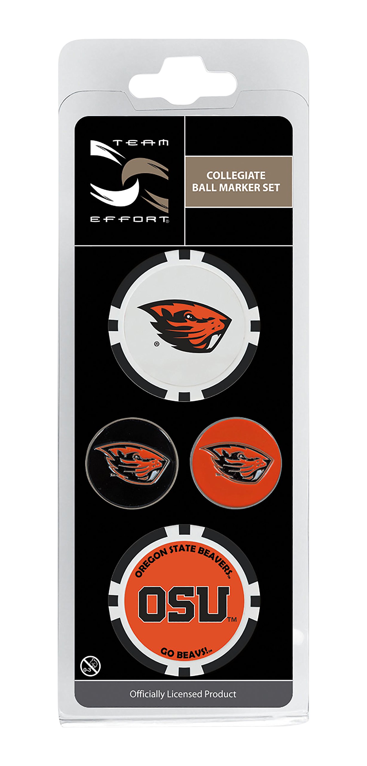 Team Effort Oregon State Beavers Ball Marker Set