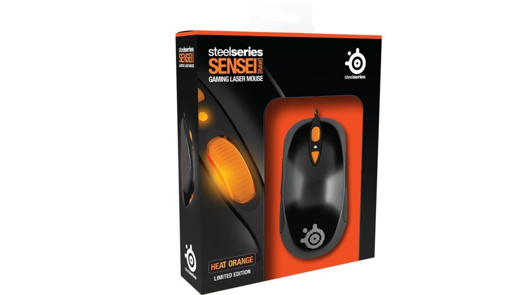 SteelSeries Sensei Laser Gaming Mouse [RAW] Heat Orange Edition