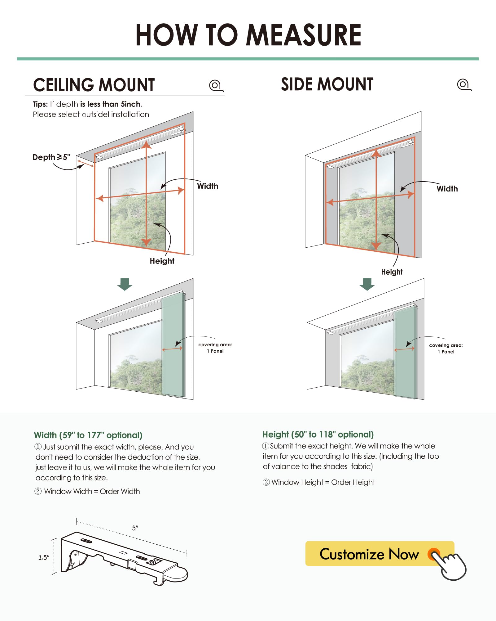 Yoolax Custom XL Smart Sliding Door Blinds,motorized sliding panel blinds works with Alexa,fabric blackout vertical blinds for glass doors.hanging room divider,patio doors,closet doors