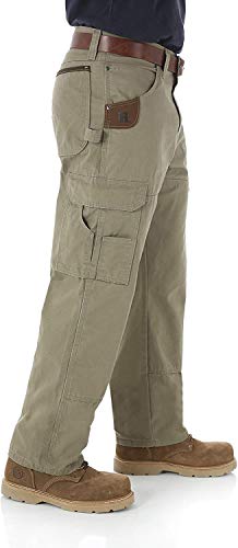 Wrangler Riggs Workwear mens Advanced Comfort Lightweight Ranger Work Utility Pants, Bark, 40W x 34L US