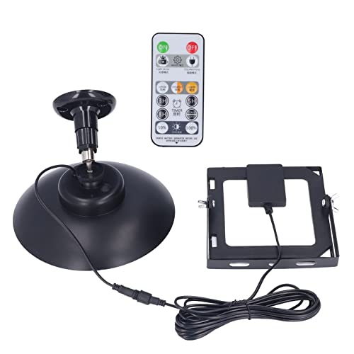 Solar Panel LED Lamp 270¡ã Adjustable Solar Pendant Light Solar Outdoor Round Light with Remote Control IP65 Waterproof LED Hanging Shed Light