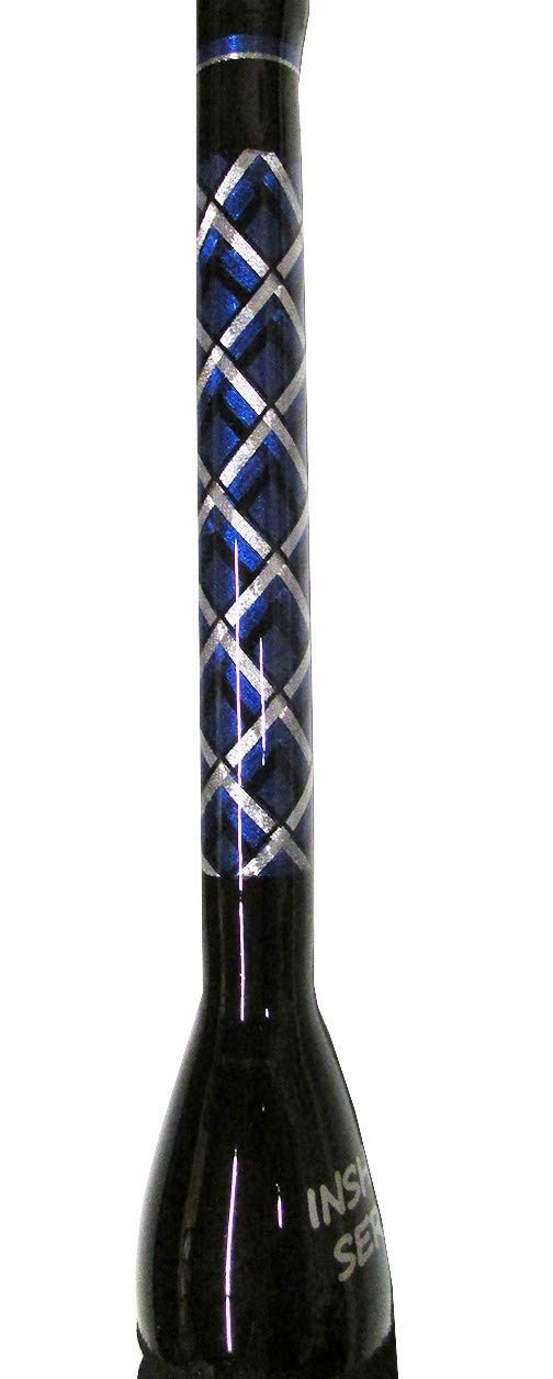 Xcaliber Marine Pair of (2) Inshore Series 6' 20-40 lb Saltwater Boat RODS (Blue and Silver)