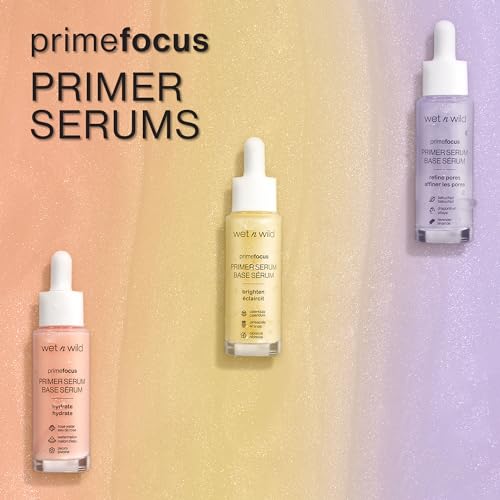 wet n wild Prime Focus Pore Minimizing Facial Serum Primer Makeup Extending | Reduces Pores | Improves Skin Texture | Exfoliates | Retinol Alternative, Hydrating