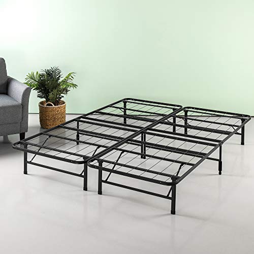 ZINUS SmartBase Tool-Free Assembly Mattress Foundation / 12 Inch Metal Platform Bed Frame / No Box Spring Needed / Sturdy Steel Frame / Underbed Storage, Queen