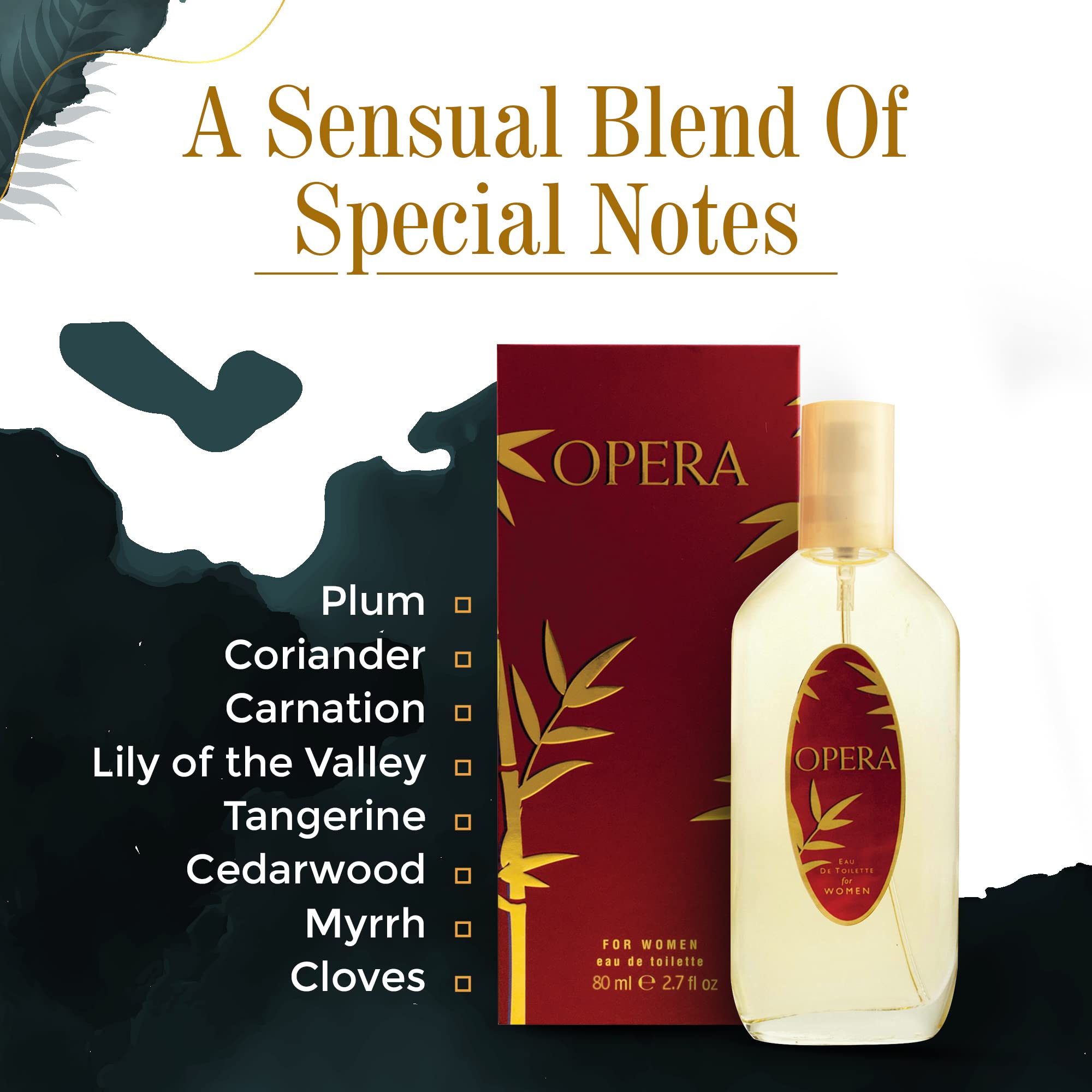 Womens Perfume - INSPIRED by OPIUM Perfume For Women - Mandarin, Bergamot, Myrrh, Jasmine - Oriental, Spicy, Evocative, Deep - (2.75 fl oz / 80 ml)