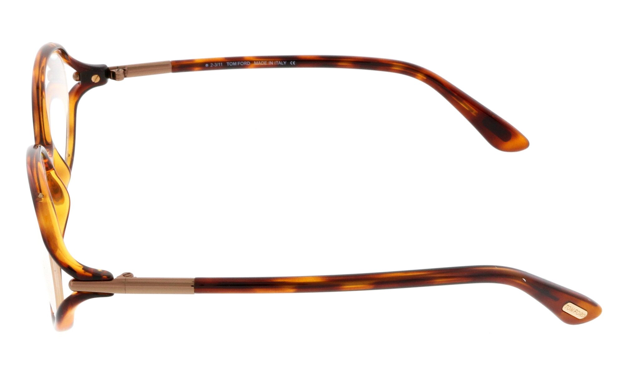 Tom Ford Womens Tortoise Print Oval Reading Glasses Brown 55mm