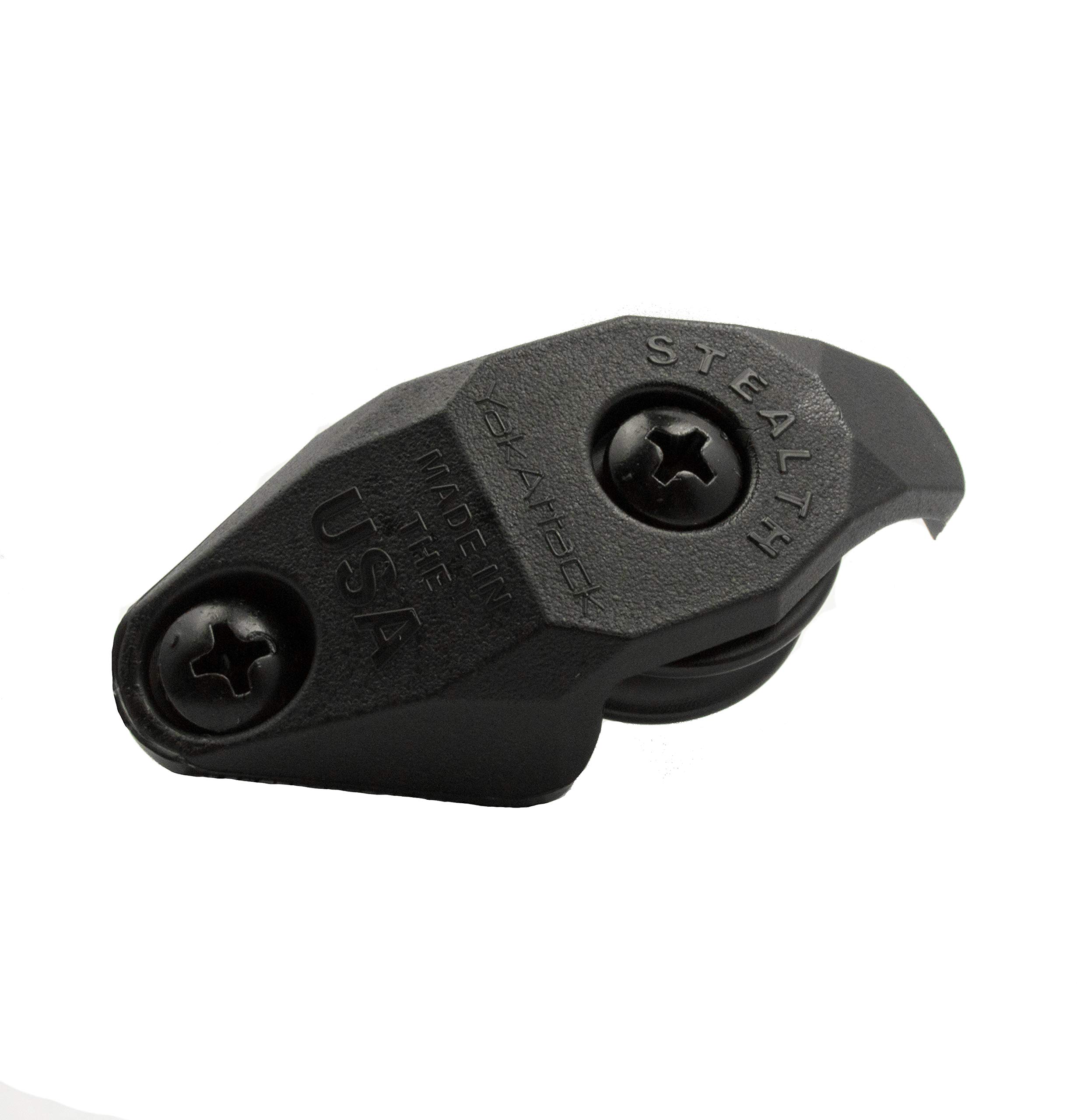 YakAttack Kayak 2 Pack Stealth Pulley with Hardware, Black - 2 Pack, One Size, (AMS-1011)