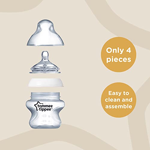 Tommee Tippee Closer to Nature 150 ml/5fl oz Feeding Bottles (6-Pack)